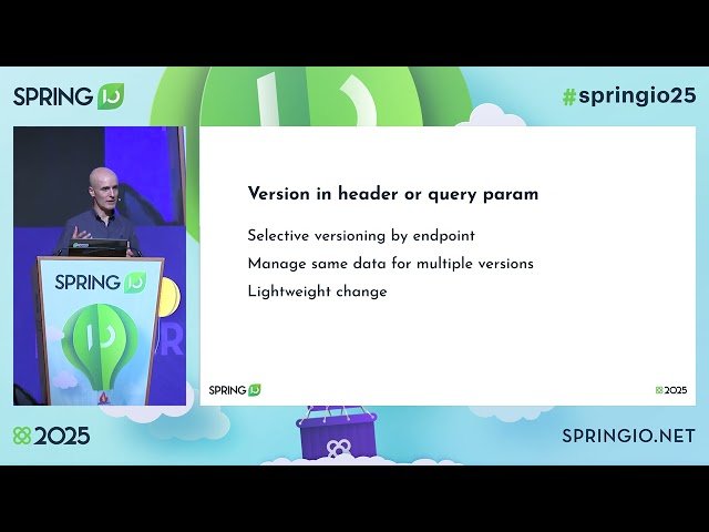 Free Video: API Versioning in Spring Framework 7 from Spring I/O | Class Central