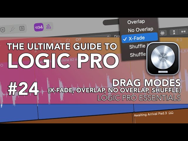 Free Video: Logic Pro Drag Modes: X-Fade, Region Overlap, and Shuffle Editing - Part 24 from ...
