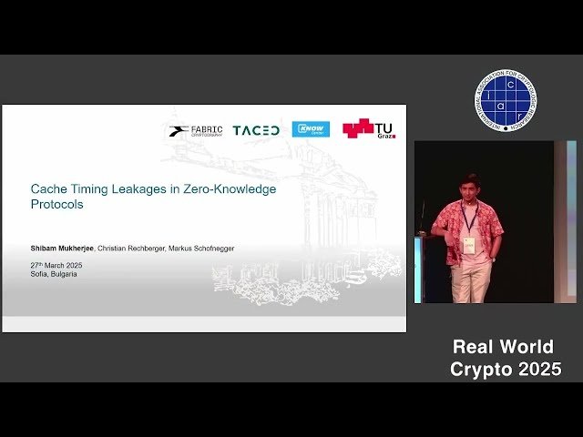 Free Video: Cache Timing Leakages in Zero-Knowledge Protocols from TheIACR | Class Central