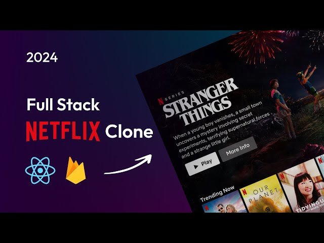 Free Video: Full Stack Netflix Clone using React JS and Firebase - Build Website Like Netflix in ...