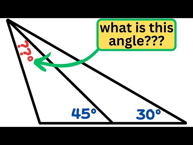 Free Video: Find the Missing Angle - Geometry Problem Solving from ...
