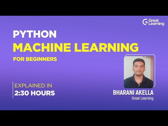 Free Video: Python Machine Learning for Beginners from Great Learning ...