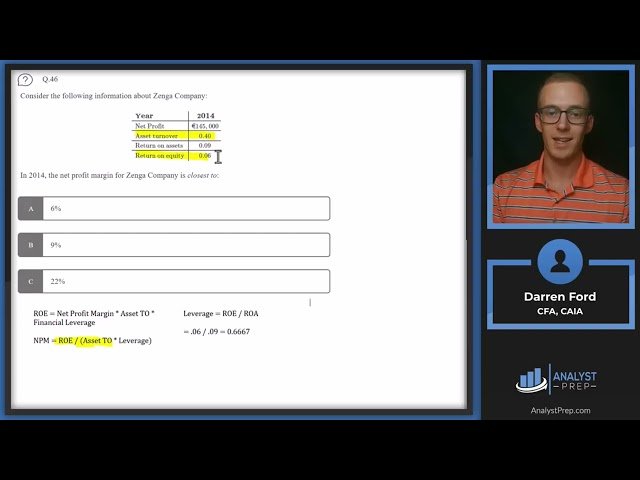 Free Video: CFA Level I Mock Exam 2A - Questions 41-50 from AnalystPrep | Class Central