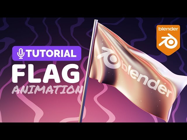 Free Video: Blender Flag Simulation Tutorial - Creating Animated Flags ...