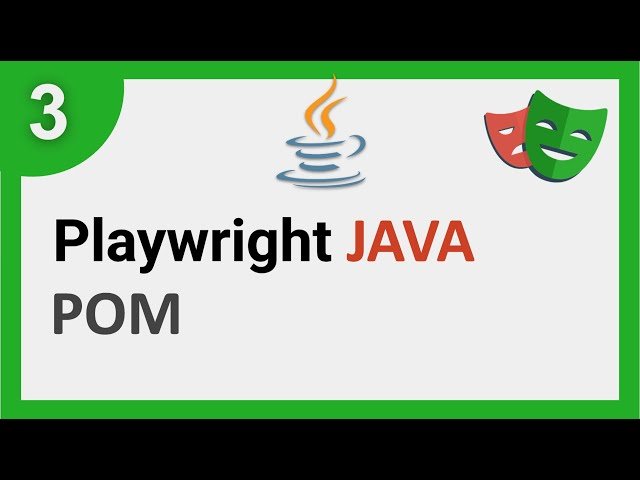 Free Video: Playwright Java - Page Object Model - Part 3 from Automation Step by Step | Class ...