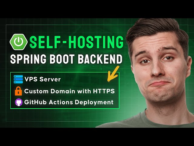 Free Video: Full Guide to Auto-Deploy a Spring Boot Backend - VPS Server, GitHub Actions, HTTPS ...