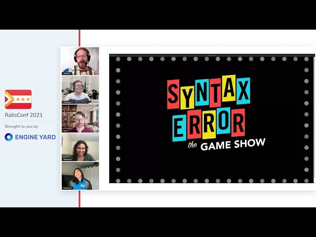 Conference Talks Talk: Game Show - Syntax Error from Ruby Central | Class Central