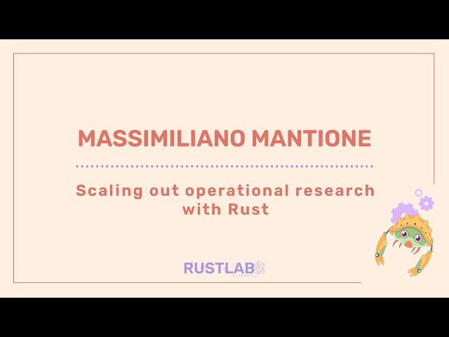 Free Video: Scaling Out Operational Research with Rust - Vehicle Routing System Implementation ...