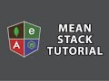 Free Video: MEAN Stack Tutorial - Installation and Setup Guide from Derek Banas | Class Central