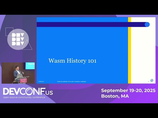 Free Video: WebAssembly's Journey Beyond the Browser from DevConf | Class Central