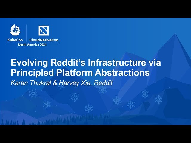 Free Video: Evolving Reddit's Infrastructure via Principled Platform ...