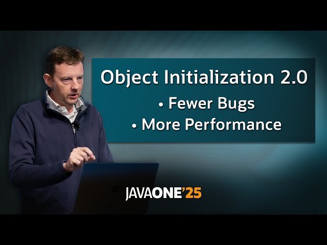 Free Video: A New Model for Java Object Initialization from Java | Class Central