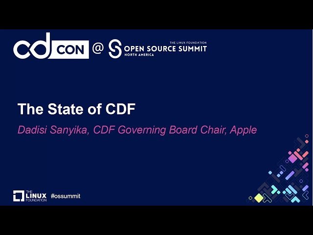 Free Video: The State of CDF - Continuous Delivery Foundation from Linux Foundation | Class Central