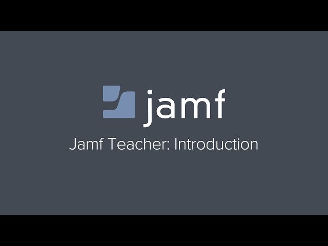 Free Video: Jamf Teacher - Self-Paced Training for Educators Using ...