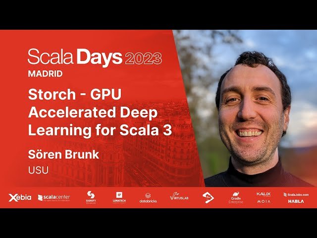 Free Video: GPU Accelerated Deep Learning for Scala 3 with Storch from Scala Days Conferences ...
