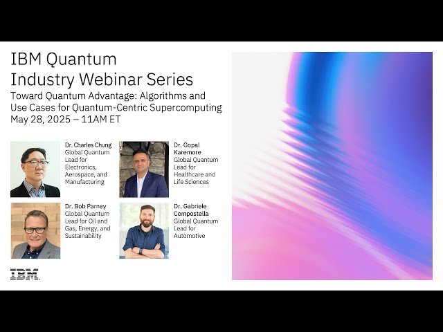 Free Video: Quantum-Centric Supercomputing Algorithms and Use Cases ...