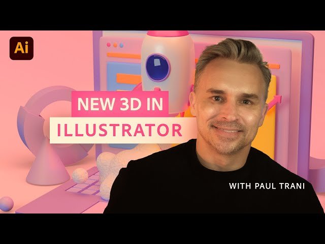 Free Video: New 3D Design Techniques in Adobe Illustrator - Masterclass ...