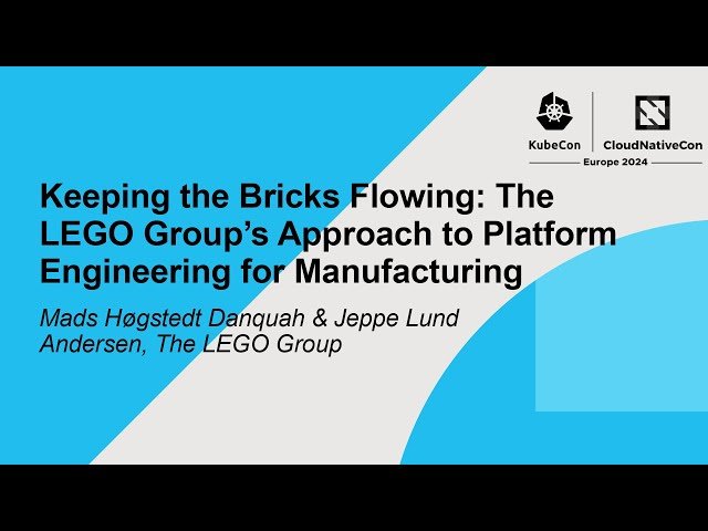 Free Video: Keeping the Bricks Flowing: The LEGO Group's Approach to Platform Engineering for ...