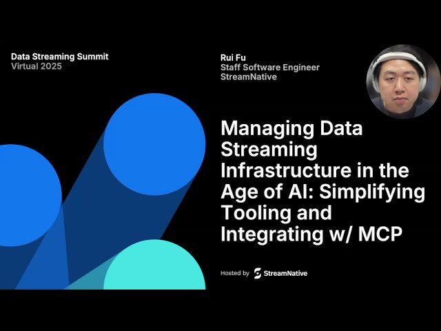 Free Video: Managing Data Streaming Infrastructure in the Age of AI - Simplifying Tooling and ...