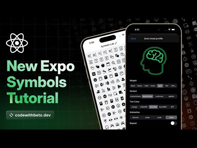 Free Video: Master SF Symbols in React Native with Expo Symbols from Code with Beto | Class Central