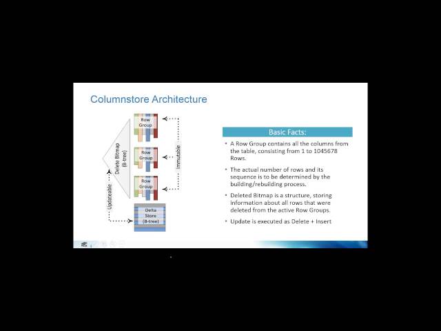 PASS Data Community Summit Talk: Understanding - Solving Columnstore ...