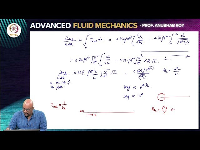 Free Video: Boundary Layer Theory - Drag Calculation and Falkner-Skan Equation - VI from NPTEL ...