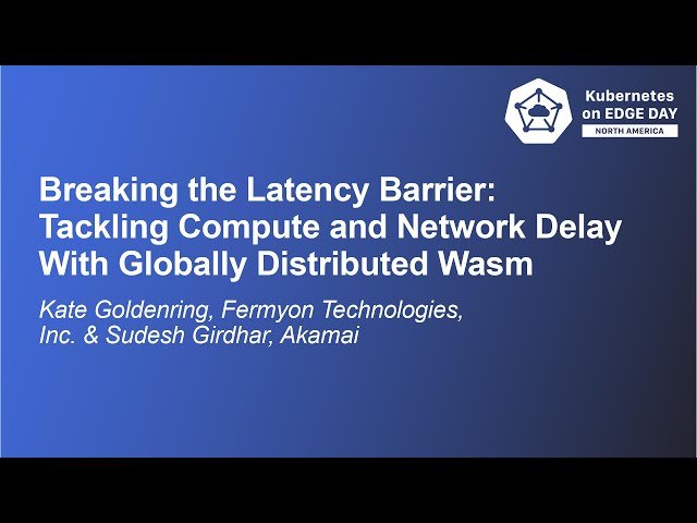 Free Video: Breaking the Latency Barrier - Tackling Compute and Network Delay With Globally ...