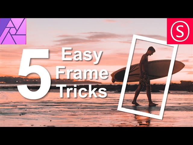 Free Video: Easy Frame Tricks - Affinity Photo Tutorial from Olivio ...