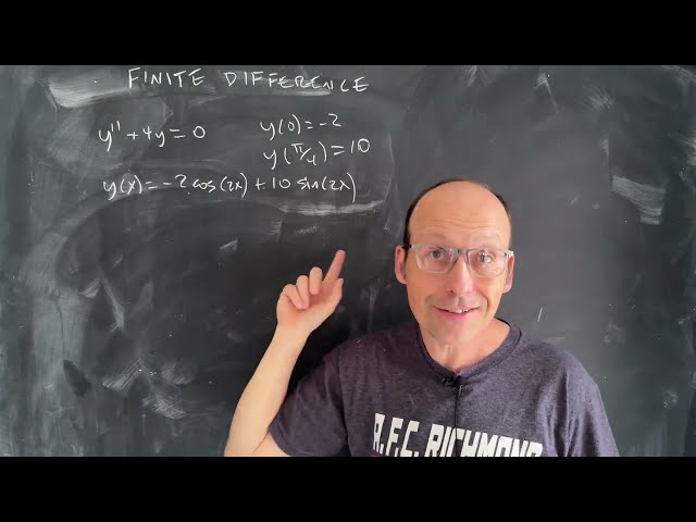 Free Video: Python Math Physics: Solving Boundary Value Differential Equations with the Finite ...