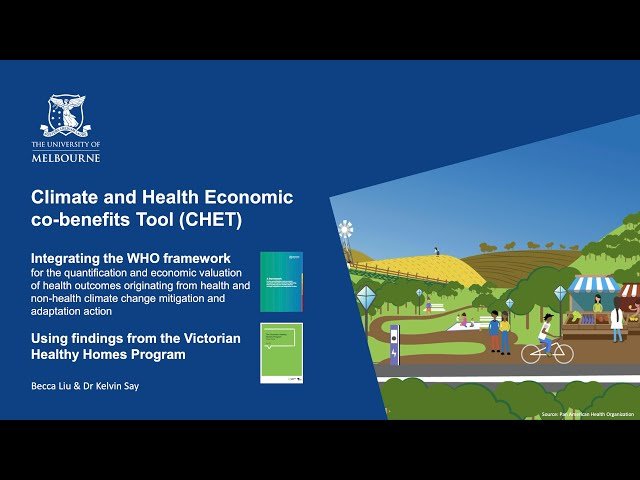 Free Video: CHET Introduction and Walkthrough - WHO Climate-Health Economic Framework ...