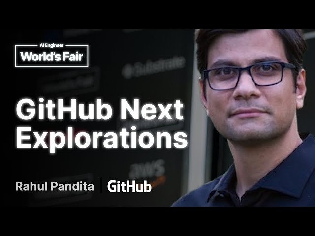 Free Video: GitHub Next Explorations - Copilot Workspace and AI-Native Development Environment ...