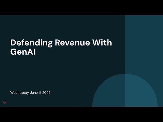 Free Video: Defending Revenue With GenAI - Using AI-Powered Personalization to Reduce Customer ...