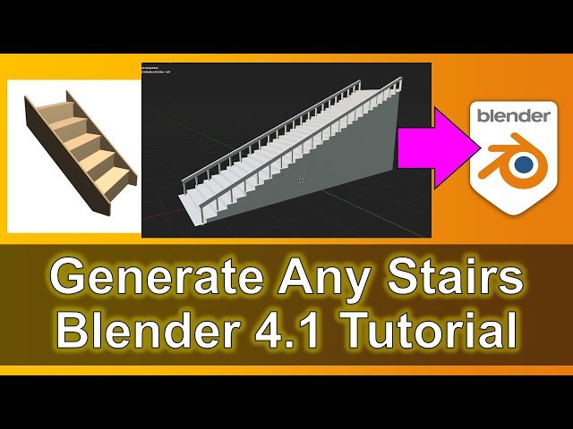 Free Video: How to Create 3D Stairs in Blender - Tutorial from Freedom ...