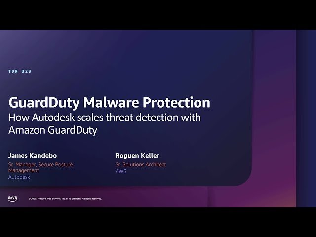 Free Video: How Autodesk Scales Threat Detection with Amazon GuardDuty from AWS Events | Class ...
