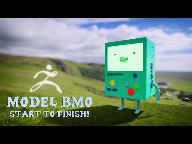 Free Video: Modeling BMO - Start to Finish 3D Character Creation Tutorial from Michael Pavlovich ...