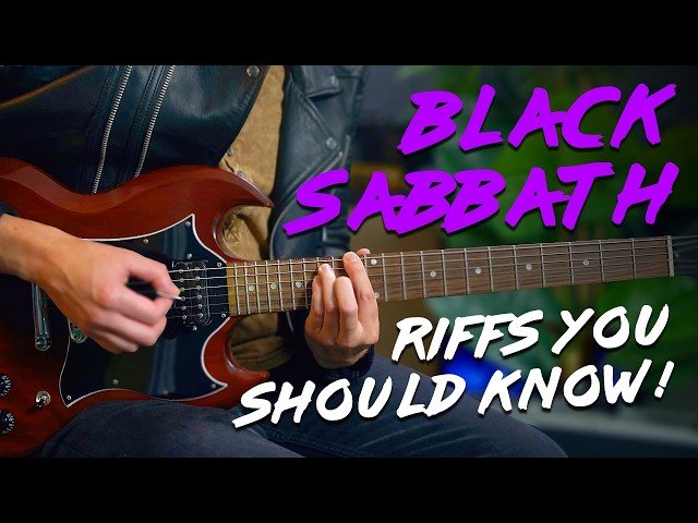 Free Video: Top Black Sabbath Riffs You Should Know from Andy Guitar ...