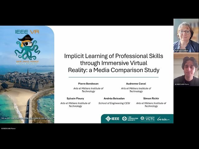 Free Video: Implicit Learning of Professional Skills through Immersive ...