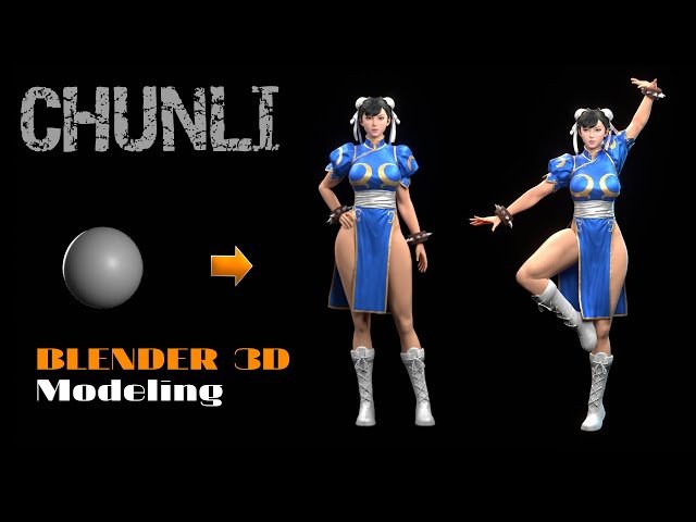 Free Video: Chun-Li - Blender Character Modeling and Animation from ...