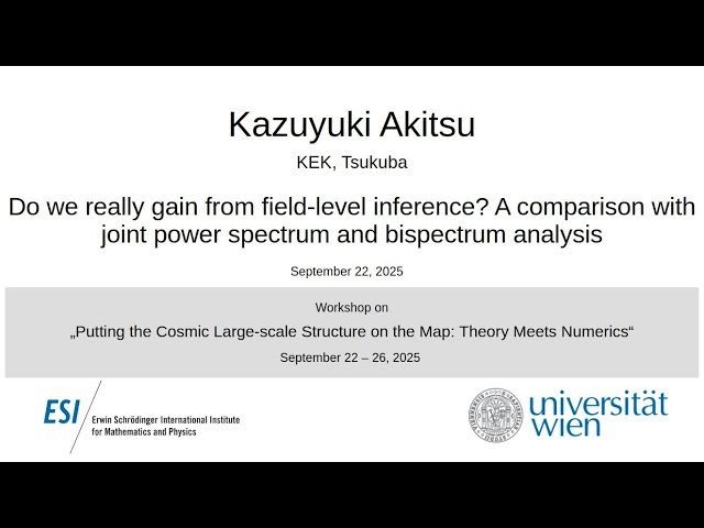 Free Video: Do We Really Gain from Field-Level Inference? A Comparison with Joint Power Spectrum ...