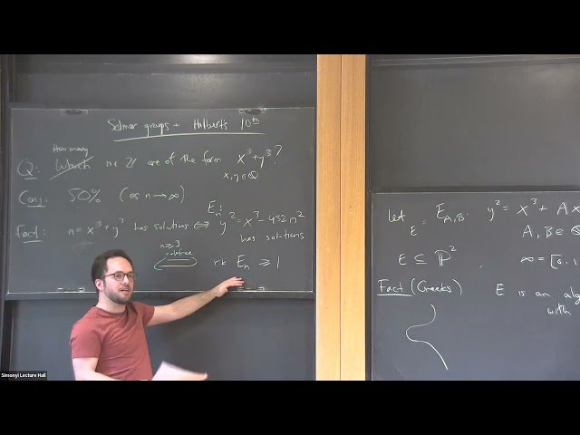 Free Video: Selmer Groups and Hilbert's Tenth Problem from Institute for Advanced Study | Class ...
