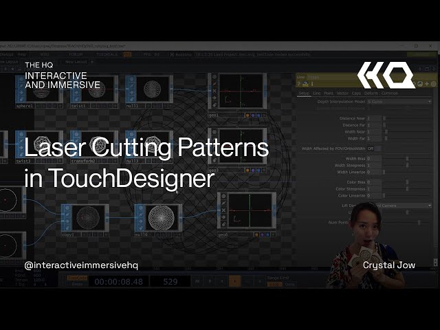 Free Video: Laser Cutting Patterns in TouchDesigner - From SOP Creation ...