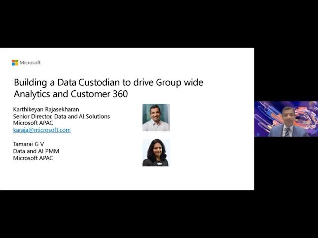 Microsoft Ignite Talk: Building a Multi-Subsidiary Data Custodian to Drive Group from Microsoft ...