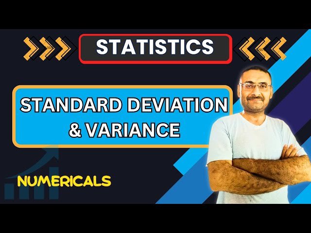 Free Video: Standard Deviation and Variance - Examples and Problems in Statistics from Gautam ...