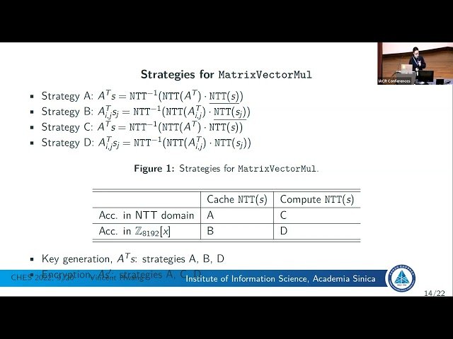 Free Video: NTT Implementations in Cryptography - Session Overview from TheIACR | Class Central