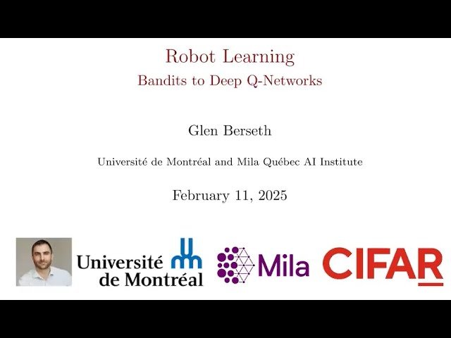 Free Video: Scaling Deep Q-Learning - Part 2 from Montreal Robotics | Class Central