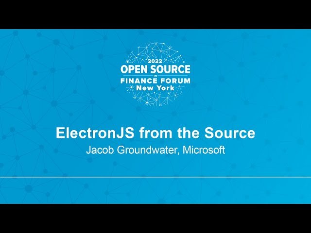 Free Video: ElectronJS from the Source - Best Practices and Project ...