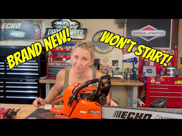 Free Video: Troubleshooting a Brand New Chainsaw That Won't Start from ...