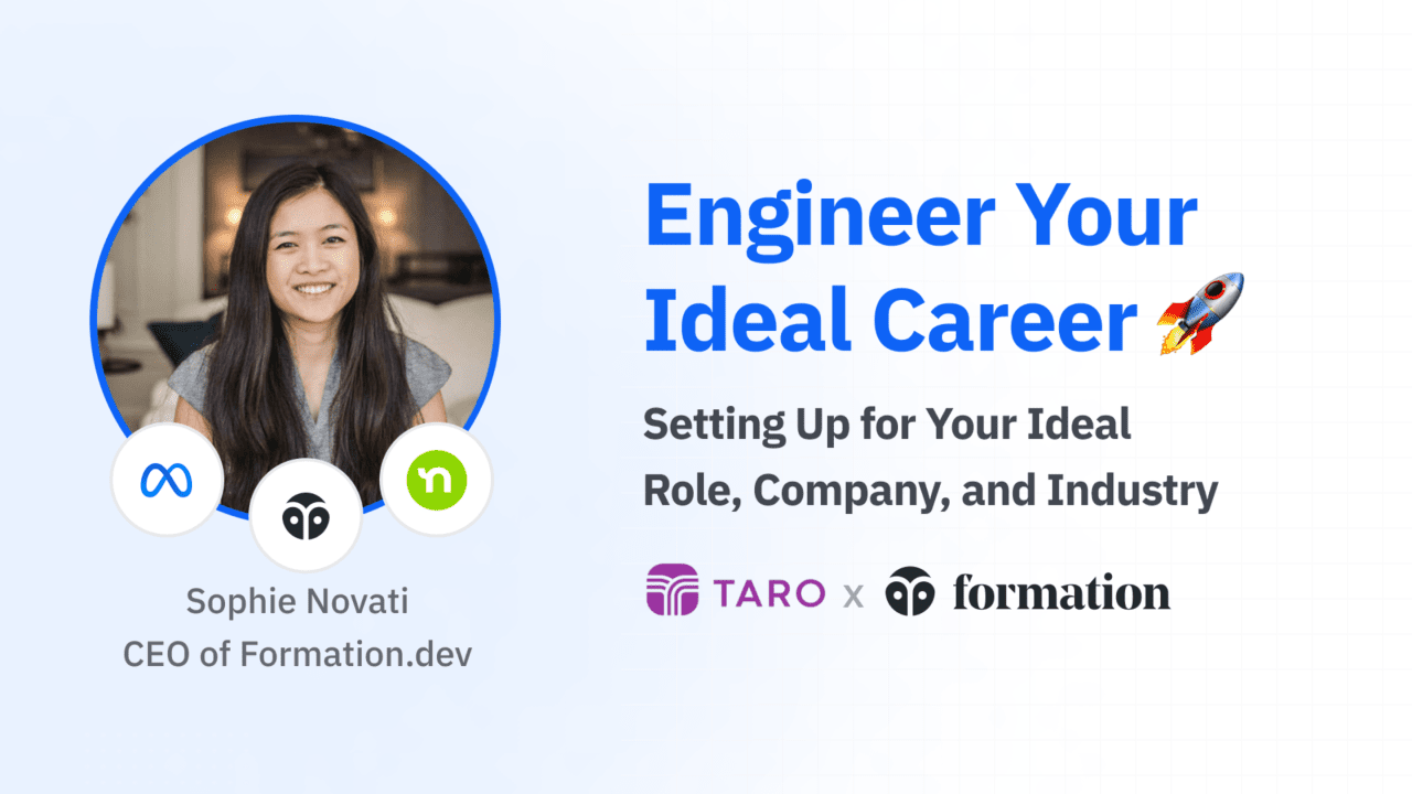 Online Course: Engineer Your Ideal Tech Career from Taro | Class Central