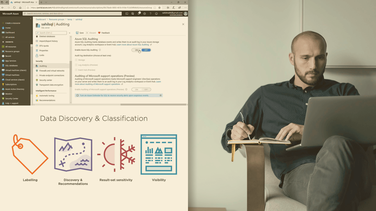 Online Course Microsoft Azure Security Engineer Configure Security For Databases From