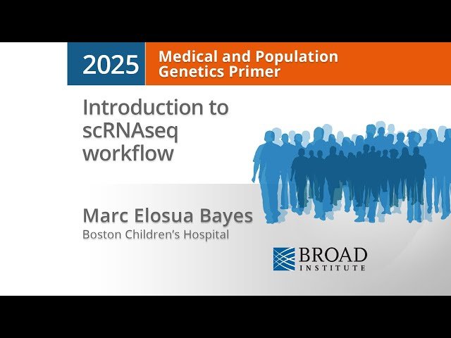 Free Video: Introduction to Single-Cell RNA Sequencing Workflow - 2025 ...
